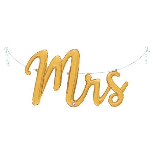 Mrs Script Balloon