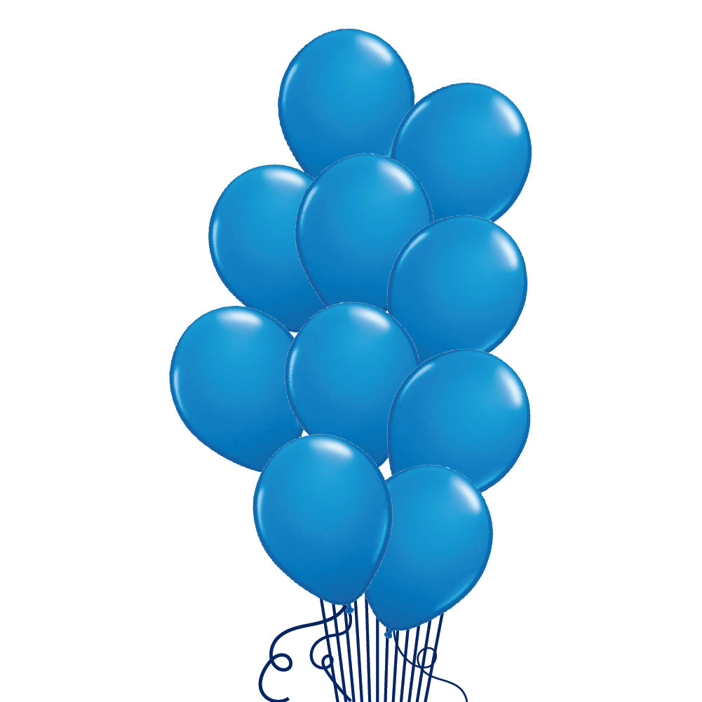 Royal Blue Balloon Bunch
