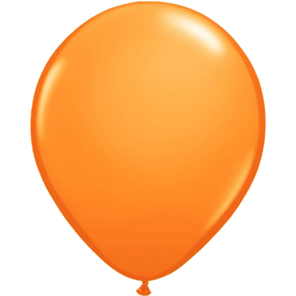 Orange Latex Balloon | 11” Bright Orange Party Balloon
